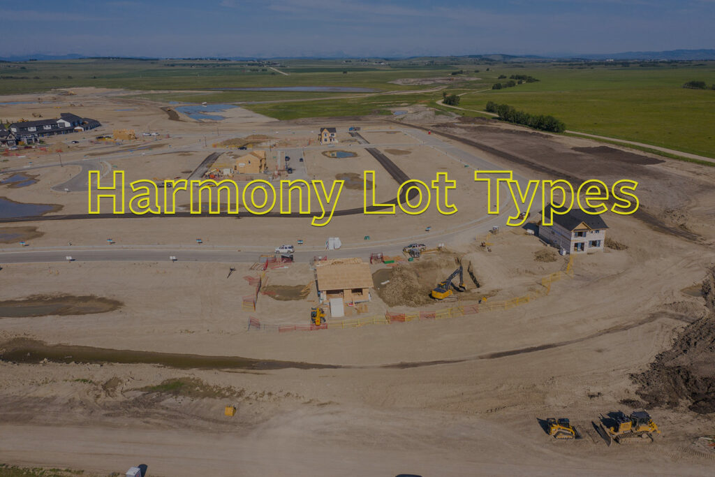 Different lot type in Harmony | New Community West of Calgary